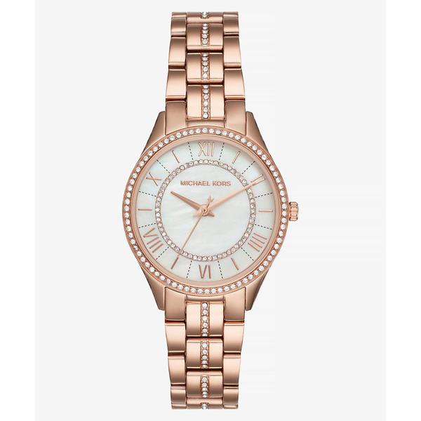 『セール実施中』ZOZO問い合わせ番号:38118244ショップ:MICHAEL KORS，マイケル・コースブランド:MICHAEL KORS，マイケルコース商品名:LAURYN(ローリン) ローズゴールド ウォッチカテゴリ:腕時計>...