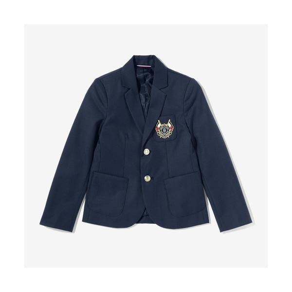 ZOZO問い合わせ番号:38796079ショップ:TOMMY HILFIGER，トミー ヒルフィガーブランド:TOMMY HILFIGER，トミーヒルフィガー商品名:2ボタン クレスト エンブレム ブレザーカテゴリ:ジャケット/アウター&g...