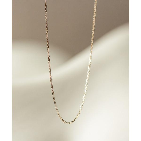 ZOZO問い合わせ番号:38863347ショップ:cui-cui，キュイキュイブランド:cui-cui，キュイキュイ商品名:ゴールド 小豆 チェーン ネックレス 40cm | K10YGカテゴリ:アクセサリー>ネックレスブランド品番:...