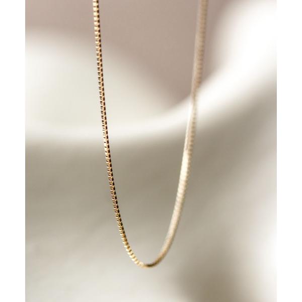 ZOZO問い合わせ番号:38863566ショップ:cui-cui，キュイキュイブランド:cui-cui，キュイキュイ商品名:ゴールド ベネチアン チェーン ネックレス 40cm | K10YGカテゴリ:アクセサリー>ネックレスブランド...
