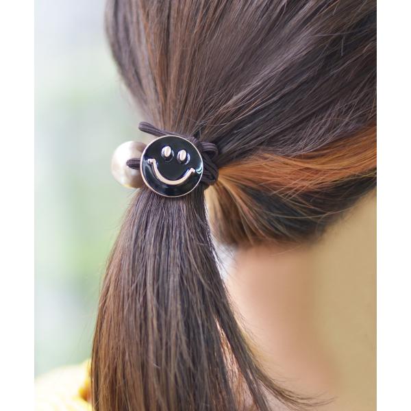 ZOZO問い合わせ番号:39095715ショップ:Fun &amp; Daily，ファンアンドデイリーブランド:Fun &amp; Daily，ファンアンドデイリー商品名:F＆D : スマイル＆ボールヘアゴムカテゴリ:ヘアアクセサリー&gt...