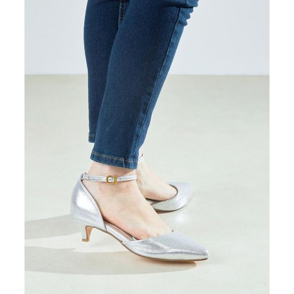 『タイムセール実施中』ZOZO問い合わせ番号:39374200ショップ:welleg from outletshoes，ウェレッグフロムアウトレットシューズブランド:menue，メヌエ商品名:アンクル ストラップ パンプス 4cmヒールve...