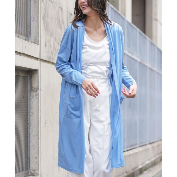 『タイムセール実施中』ZOZO問い合わせ番号:39771259ショップ:mili an deni，ミリアンデニブランド:mili an deni，ミリアンデニ商品名:UV加工ロングカーディガンカテゴリ:トップス>カーディガン/ボレロブ...