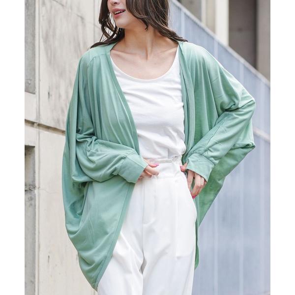 『タイムセール実施中』ZOZO問い合わせ番号:39771260ショップ:mili an deni，ミリアンデニブランド:mili an deni，ミリアンデニ商品名:UV加工ドルマンカーディガンカテゴリ:トップス>カーディガン/ボレロ...