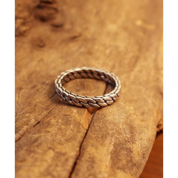 ZOZO問い合わせ番号:39938957ショップ:COLLARS，カラーズブランド:Vaya Con Dios，ヴァヤコンディオス商品名:【VayaConDios/ヴァヤコンディオス】ステンレス製 メッシュロープ風リングカテゴリ:アクセサリ...