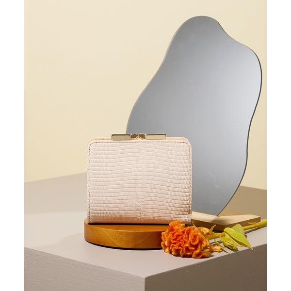 ZOZO問い合わせ番号:40142513ショップ:CRICKET/TOPKAPI，クリケット/トプカピブランド:TOPKAPI，トプカピ商品名:【TOPKAPI/トプカピ】 イタリアンレザー・リザード型押し・がま口２つ折り財布カテゴリ:財布...