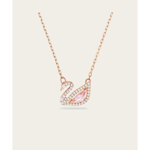 『タイムセール実施中』ZOZO問い合わせ番号:40400673ショップ:SWAROVSKI，スワロフスキーブランド:SWAROVSKI，スワロフスキー商品名:【公式】【スワロフスキー】Swan ネックレス， スワン， ピンク， ローズゴール...