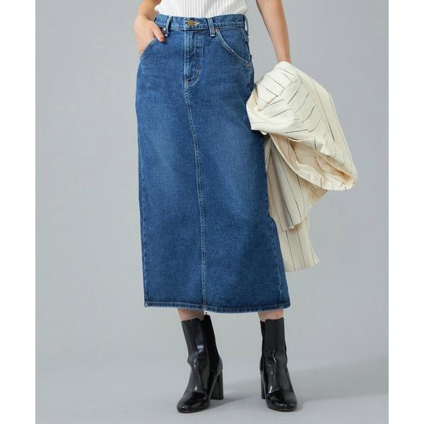 ZOZO問い合わせ番号:40514021ショップ:Lee，リーブランド:Lee，リー商品名:Lee/リー  デニムスカート【ベストセラー】【STANDARD WARDROBE】ミドル丈 セットアップ可カテゴリ:スカート>デニムスカート...