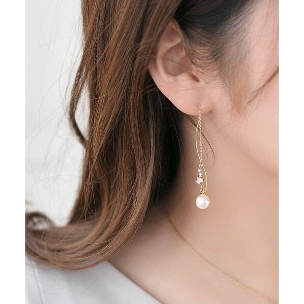 ※このアイテムは返品・交換対象外商品です。ZOZO問い合わせ番号:41194261ショップ:JEWEL ADDICT，ジュエルアディクトブランド:Phoebe，フィービィー商品名:オールウェイズパールビジューアメリカンピアス/大ぶり/存在感...