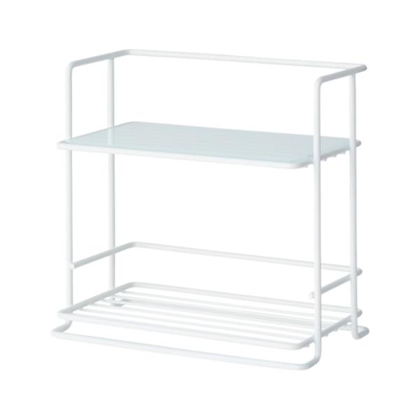 ZOZO問い合わせ番号:41226570ショップ:Francfranc，フランフランブランド:Francfranc，フランフラン商品名:ワイヤーキッチンラック ガラス天板付 S ホワイトカテゴリ:食器/キッチン>キッチンツールブランド...