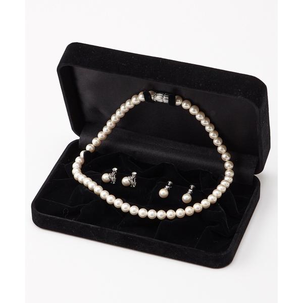 『タイムセール実施中』ZOZO問い合わせ番号:41330461ショップ:AIMER，エメブランド:AIMER，エメ商品名:【喪服・WEB限定】貝パールネックレス 2種類イヤリングセットカテゴリ:アクセサリー>ネックレスブランド品番:0...