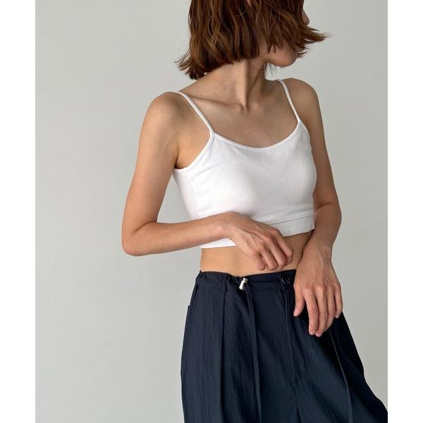 ZOZO問い合わせ番号:41429193ショップ:CANAL JEAN，キャナルジーンブランド:CANAL JEAN，キャナルジーン，El mar，エルマール商品名:El mar　パット付ショートキャミカテゴリ:トップス>キャミソール...
