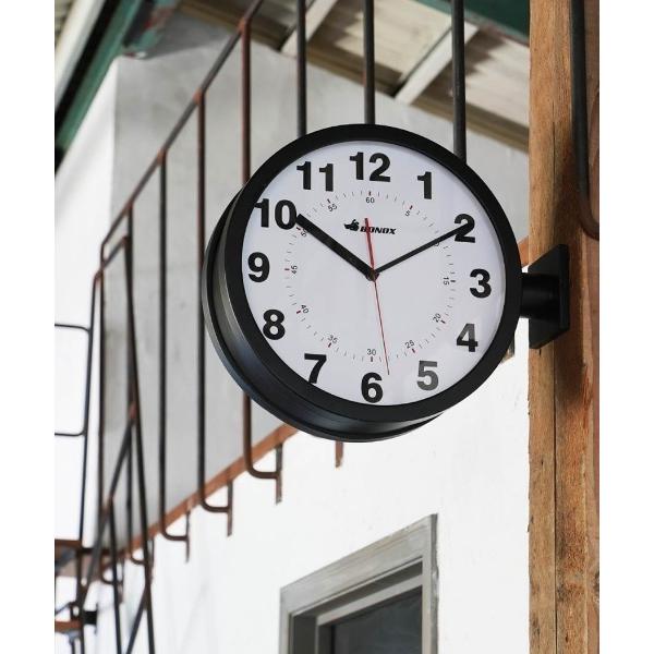 ZOZO問い合わせ番号:41983251ショップ:DULTON，ダルトンブランド:DULTON，ダルトン商品名:DOUBLE FACE WALL CLOCK/両面 掛け時計カテゴリ:インテリア>掛け時計ブランド品番:S82429BK/...