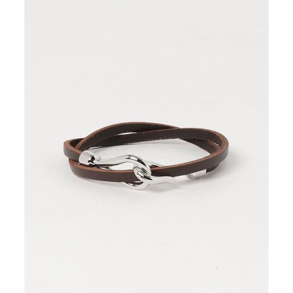 『タイムセール実施中』ZOZO問い合わせ番号:42435818ショップ:TopIsm，トップイズムブランド:TopIsm，トップイズム商品名:2重巻きレザーフックブレスレットカテゴリ:アクセサリー>ブレスレットブランド品番:acces...