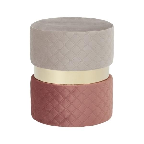 ZOZO問い合わせ番号:42604409ショップ:Francfranc，フランフランブランド:Francfranc，フランフラン商品名:ジェム スツール グレーxピンクカテゴリ:インテリア>家具ブランド品番:1108010160703...