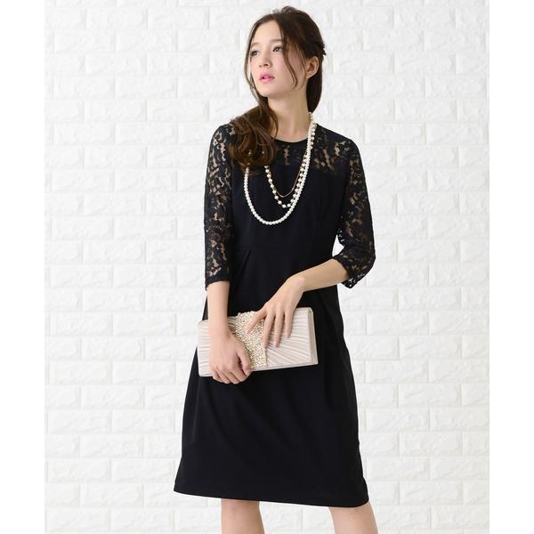 ZOZO問い合わせ番号:42606063ショップ:Lace Ladies，レースレディースブランド:Lace Ladies，レースレディース商品名:花柄レース膝丈ワンピース・ドレスカテゴリ:ワンピース/ドレス>ドレスブランド品番:SZ...