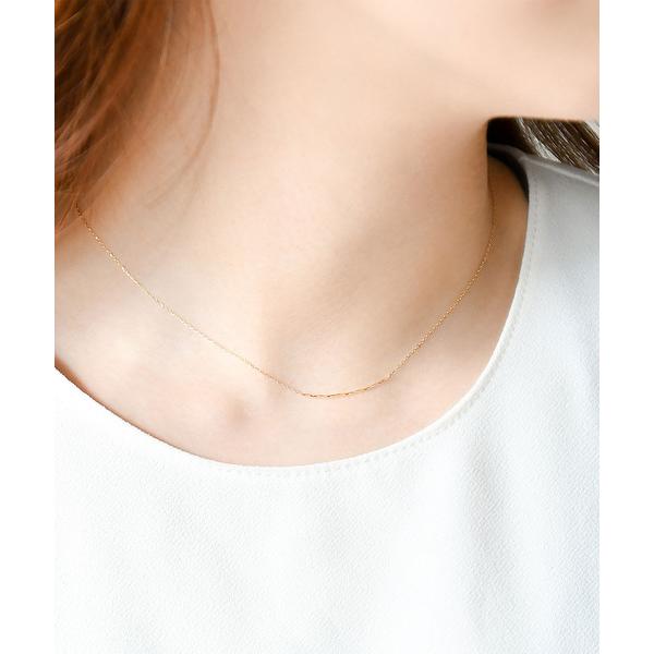 ZOZO問い合わせ番号:42709341ショップ:JEWEL ADDICT，ジュエルアディクトブランド:Phoebe，フィービィー商品名:＜ラストワン＞【K10】ツイストラインネックレスカテゴリ:アクセサリー>ネックレスブランド品番:...