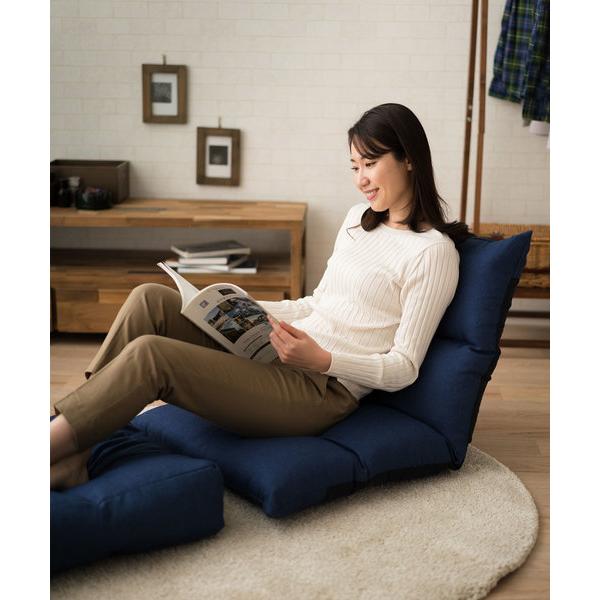 『タイムセール実施中』ZOZO問い合わせ番号:42958299ショップ:EMOOR，エムールブランド:東京家具，トウキョウカグ商品名:LIVA3(リーヴァ3) リクライニングフロアチェア　オットマン付カテゴリ:インテリア>家具ブランド...