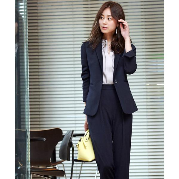 『タイムセール実施中』ZOZO問い合わせ番号:43092043ショップ:RUIRUE BOUTIQUE，ルイルエブティックブランド:RUIRUE BOUTIQUE，ルイルエブティック商品名:無地スタイルアップジャケット＆足長パンツ洗える2点...