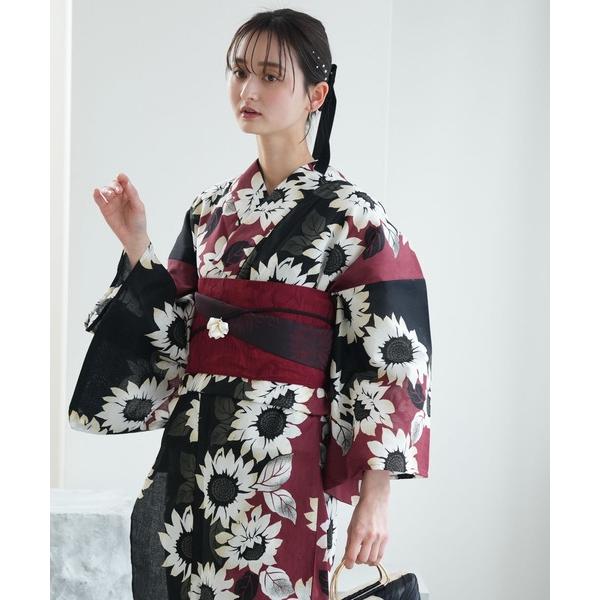 ZOZO問い合わせ番号:43230147ショップ:utatane，ウタタネブランド:utatane，ウタタネ商品名:選べる浴衣3点セット ニコアンティークオリジナル 国内染色 小袋帯カテゴリ:水着/着物・浴衣>浴衣ブランド品番:649...