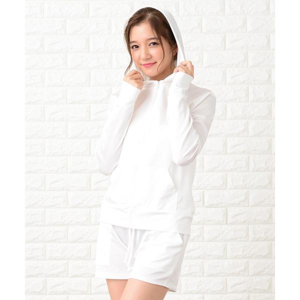 『タイムセール実施中』ZOZO問い合わせ番号:43300893ショップ:Lace Ladies，レースレディースブランド:Lace Ladies，レースレディース商品名:ラッシュガードパーカー・ショートパンツ上下2点セットアップカテゴリ:水...