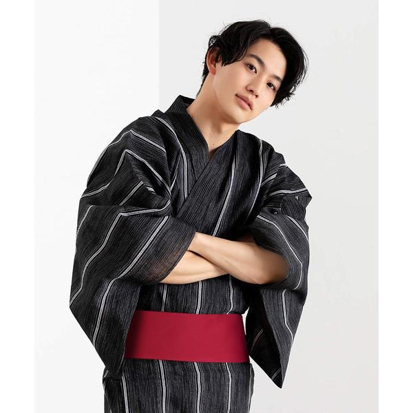 ZOZO問い合わせ番号:43653655ショップ:KYOETSU HONTEN，キョウエツホンテンブランド:KYOETSU，キョウエツ商品名:メンズ しじら浴衣 4点セット ( 浴衣 + 帯 + 下駄 + 腰紐 )カテゴリ:水着/着物・浴衣...