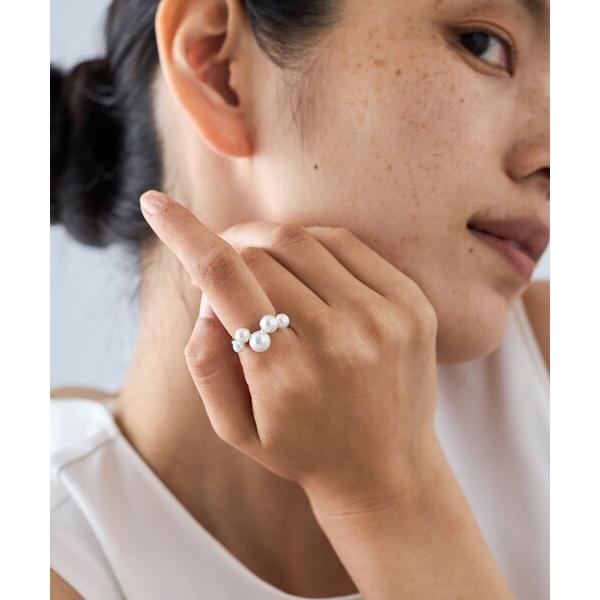 ZOZO問い合わせ番号:43859629ショップ:Jouete，ジュエッテブランド:Jouete，ジュエッテ商品名:パール リングカテゴリ:アクセサリー>リングブランド品番:029937素材:プラチナム：SV925+プラチナコーティン...