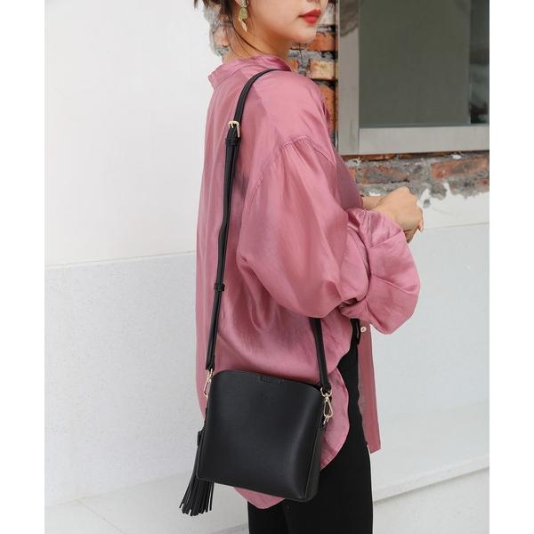 ZOZO問い合わせ番号:43893757ショップ:style code，スタイルコードブランド:Ungrid，アングリッド商品名:【Ungrid/アングリッド】　スムースビッグタッセルショルダーバッグカテゴリ:バッグ>ショルダーバッグ...