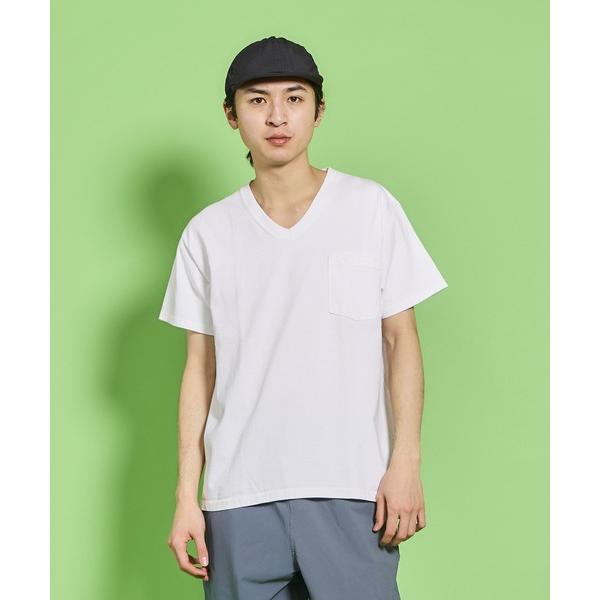 ZOZO問い合わせ番号:44131897ショップ:SAWINTO，ソイントブランド:Goodwear(Since1983)，グッドウェア商品名:【MADE IN USA】S/S V-NECK POCKET TEE /ショートスリーブ Ｖネッ...