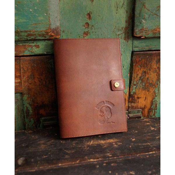 ZOZO問い合わせ番号:44335697ショップ:THE FRIDAY，ザフライデイブランド:BrownBrown，ブラウンブラウン商品名:【BrownBrown】ブラウンブラウン/ノートカバー　【A5サイズ】カテゴリ:雑貨/ホビー>...