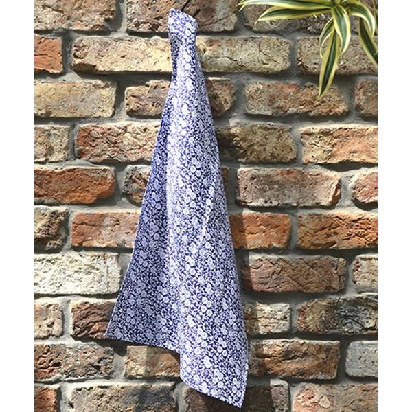 ZOZO問い合わせ番号:44338305ショップ:salle de bal，サルデバルブランド:BURLEIGH，バーレイ，salle de bal，サルデバル商品名:BURLEIGH / バーレイ  ブルーキャリコ　ティータオル　E87T...