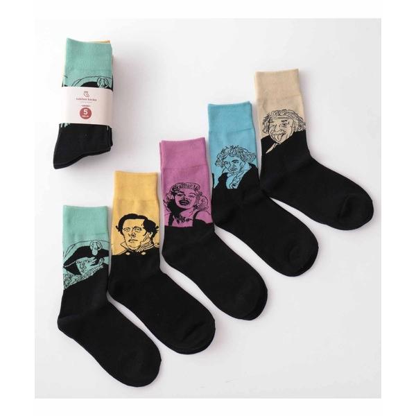 『タイムセール実施中』※このアイテムは返品・交換対象外商品です。ZOZO問い合わせ番号:44506321ショップ:ABBEY MARKET，アビーマーケットブランド:Jubilee，ジュビリー商品名:ポップデザイン ソックス5足セットカテゴ...