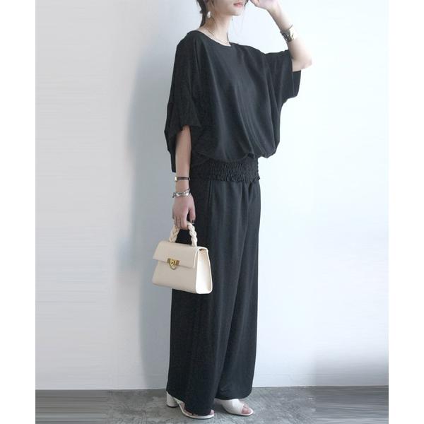 『タイムセール実施中』ZOZO問い合わせ番号:44612998ショップ:and it_，アンドイットブランド:and it_，アンドイット商品名:ひんやりタッチワイドプルオーバー×パンツセットアップ(2点set)カテゴリ:ジャケット/アウタ...