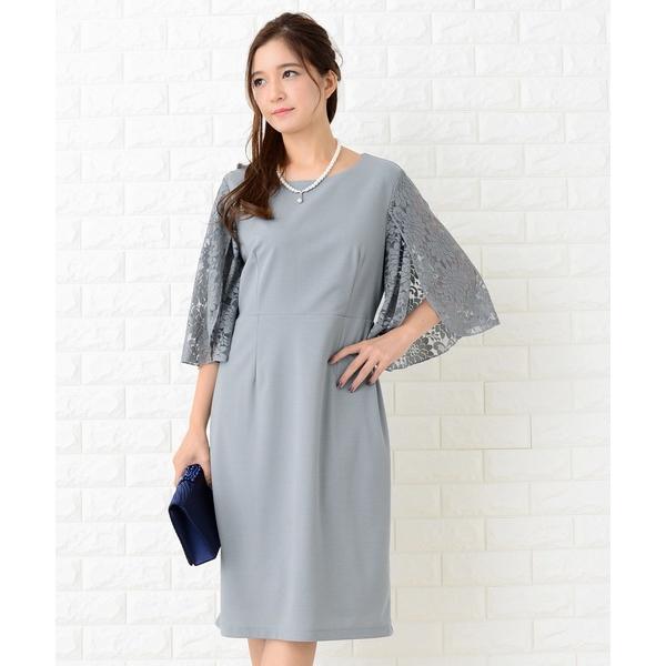 『タイムセール実施中』ZOZO問い合わせ番号:44853064ショップ:Lace Ladies，レースレディースブランド:Lace Ladies，レースレディース商品名:花柄レースフレア袖美ラインワンピース・ドレスカテゴリ:ワンピース/ドレ...
