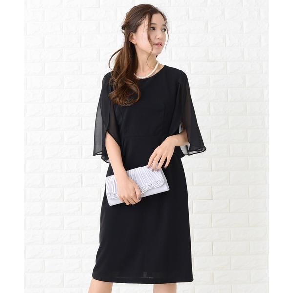 『タイムセール実施中』ZOZO問い合わせ番号:44853073ショップ:Lace Ladies，レースレディースブランド:Lace Ladies，レースレディース商品名:シフォンフレア袖美ラインワンピース・ドレスカテゴリ:ワンピース/ドレス...