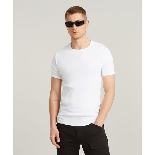 ZOZO問い合わせ番号:45523898ショップ:G-STAR RAW，ジースター・ロゥブランド:G-STAR，ジースター商品名:BASIC T-SHIRT 2-PACK/ワンポイントロゴTシャツ/2枚組カテゴリ:トップス>Tシャツ/...