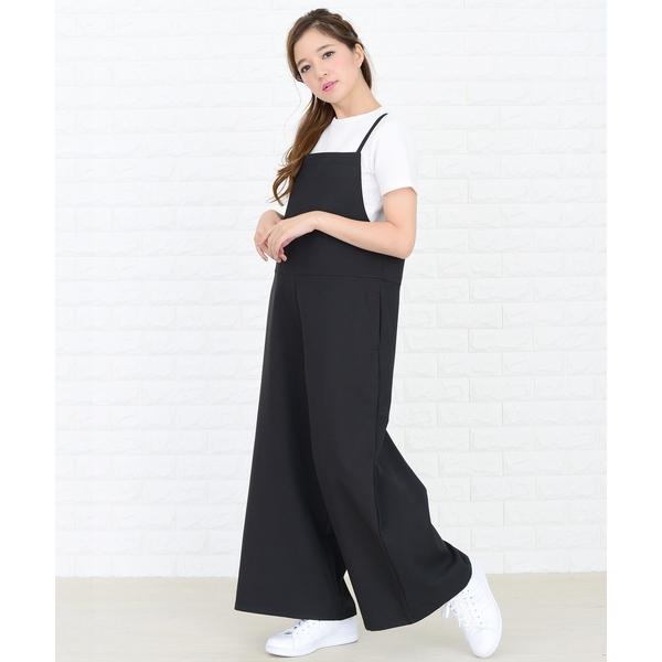 『タイムセール実施中』ZOZO問い合わせ番号:45627601ショップ:Lace Ladies，レースレディースブランド:Lace Ladies，レースレディース商品名:2WAYゆったりワイドパンツサロペット オールインワン・パンツカテゴリ...