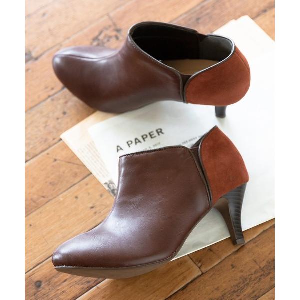 『タイムセール実施中』ZOZO問い合わせ番号:46403195ショップ:welleg from outletshoes，ウェレッグフロムアウトレットシューズブランド:menue，メヌエ商品名:バイカラーサイドゴアブーティカテゴリ:シューズ&...