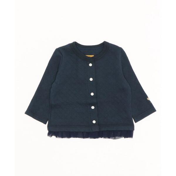 ZOZO問い合わせ番号:46506590ショップ:Wonder apartment，ワンダーアパートメントブランド:nino，ニノ商品名:[70-80]キルトカーディガンカテゴリ:トップス>カーディガン/ボレロブランド品番:1195-...