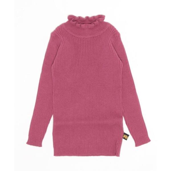 ZOZO問い合わせ番号:46506595ショップ:Wonder apartment，ワンダーアパートメントブランド:nino，ニノ商品名:[80-135]フリルリブタートルカテゴリ:トップス>ニット/セーターブランド品番:1195-1...