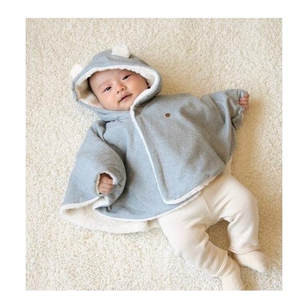 ZOZO問い合わせ番号:46507019ショップ:10mois，ディモワブランド:Hoppetta，ホッペッタ商品名:Hoppetta オーガニックコットン リバーシブルマントカテゴリ:ジャケット/アウター>ポンチョブランド品番:18...