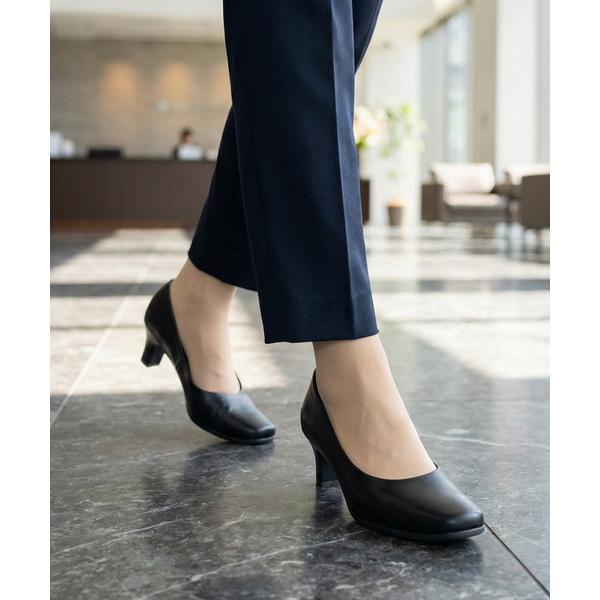 『タイムセール実施中』ZOZO問い合わせ番号:46646692ショップ:シュープラザ，シュープラザブランド:fuwaraku，フワラク，シュープラザ，シュープラザ商品名:【fuwaraku】 幅広 3E 防水 スクエアトゥパンプス ＜5.0...