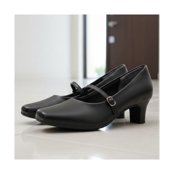 『タイムセール実施中』ZOZO問い合わせ番号:46646701ショップ:シュープラザ，シュープラザブランド:fuwaraku，フワラク，シュープラザ，シュープラザ商品名:【fuwaraku】 スクエアトゥ(ベーシックパンプス)幅広 3E 防...