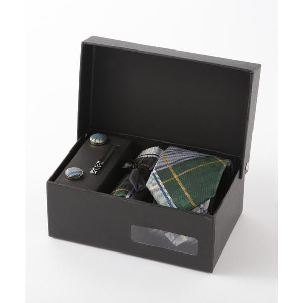 ZOZO問い合わせ番号:47256581ショップ:ABBEY MARKET，アビーマーケットブランド:Quit Running，クイトランニング商品名:タータンチェック メンズ スーツ ギフト箱4点セット ナロータイカテゴリ:フォーマルスー...