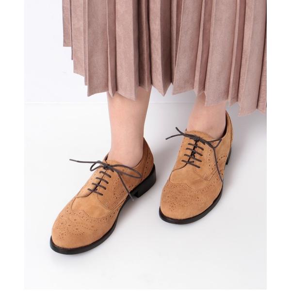 『セール実施中』ZOZO問い合わせ番号:47462242ショップ:RAYAN STORE，ラヤンストアブランド:Marie-Louise，マリ−・ルイ−ズ商品名:【Marie-Louise/マリールイーズ】スエードウィングチップシューズ/#...