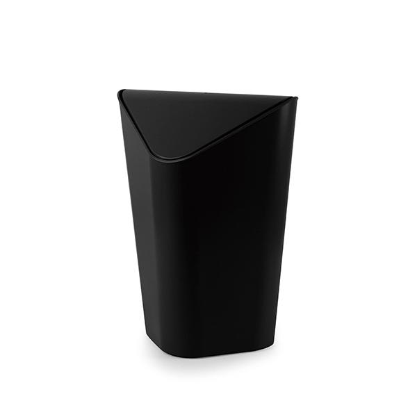 ZOZO問い合わせ番号:5647289ショップ:entre square，アントレスクエアブランド:Umbra，アンブラ商品名:umbra/コーナーカン ブラック ゴミ箱カテゴリ:インテリア>ダストボックスブランド品番:2086900...