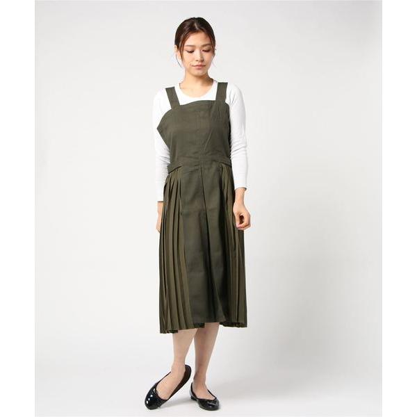 『タイムセール実施中』ZOZO問い合わせ番号:47948158ショップ:STYLEBLOCK，スタイルブロックブランド:STYLEBLOCK，スタイルブロック商品名:カツラギサイドプリーツ切替ジャンパースカートロングワンピースカテゴリ:ワン...