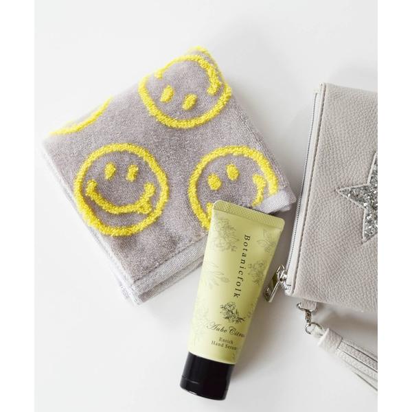 ZOZO問い合わせ番号:48468600ショップ:BIRTHDAY BAR，バースデイバーブランド:BIRTHDAY BAR，バースデイバー，Actually，アクチュアリー商品名:スマイル パターン ジャガード タオルハンカチカテゴリ:財...