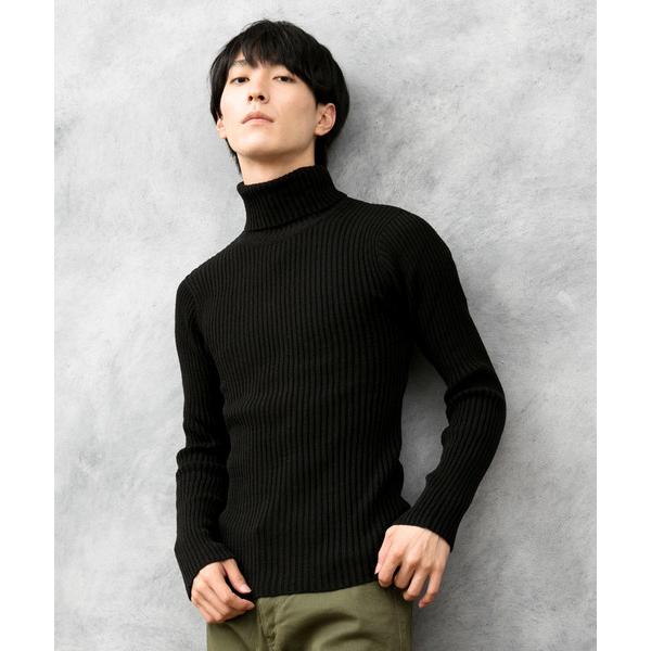 『タイムセール実施中』ZOZO問い合わせ番号:48635788ショップ:TopIsm，トップイズムブランド:TopIsm，トップイズム商品名:リブ編み タートルネック ニットセーターカテゴリ:トップス>ニット/セーターブランド品番:N...