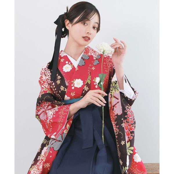 『タイムセール実施中』ZOZO問い合わせ番号:48637193ショップ:KYOETSU HONTEN，キョウエツホンテンブランド:KYOETSU，キョウエツ商品名:レディース 華やかAB 4点セット( 着物 + 袴 + 襦袢 + 袴下帯 )...